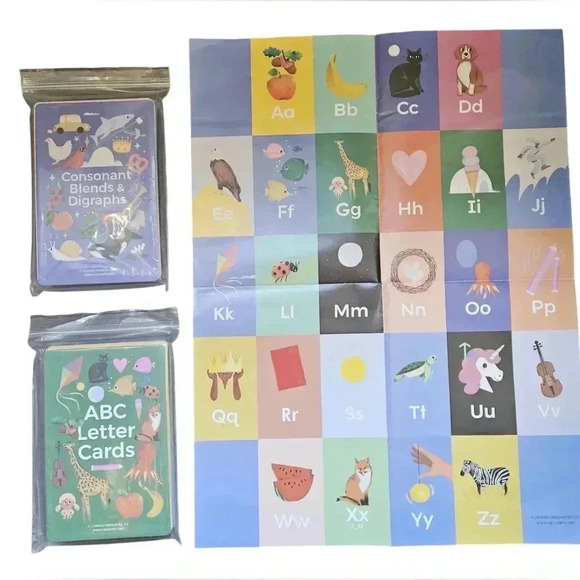 Heggerty | Toys | Heggerty Consonant Blends Digraphs Cards Abc Letter ...